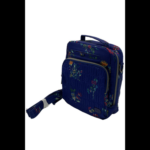 lug | Bags | Lug Medium Crossbody With Rfid Ranger Bouquet Blue | Poshmark